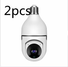 WiFi камера 1080P в форме лампочки с 4-кратным зумом, цоколь E27, домашний 5G WiFi монитор с функцией сигнализации.