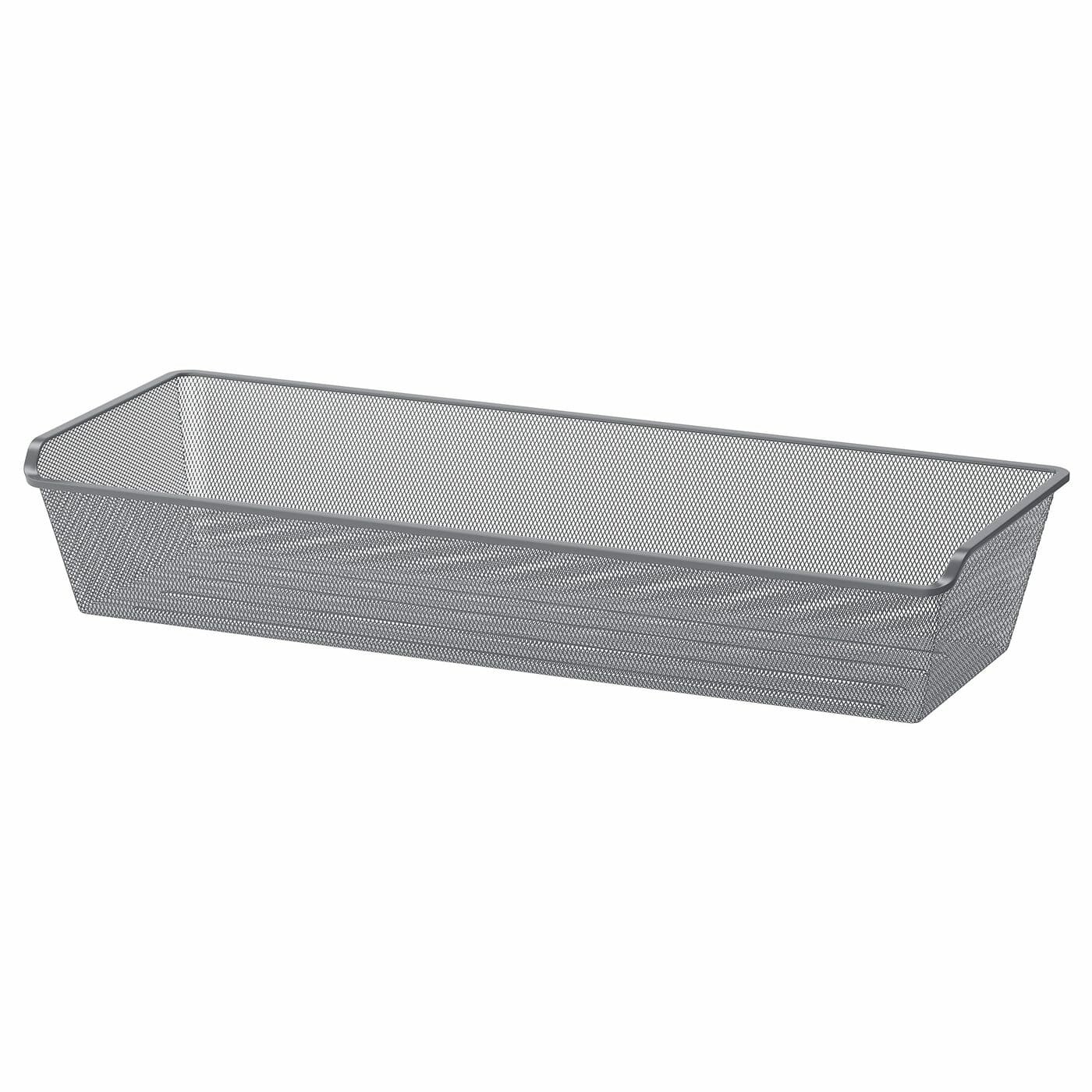 Корзина для хранения ikea komplement, темно-серый, 100x35 см 302.572.92