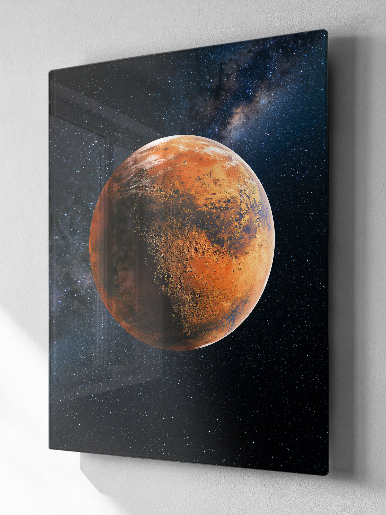 Картина Postermarket "Планета Марс" на стекле, цифровая печать, 40x50 см
