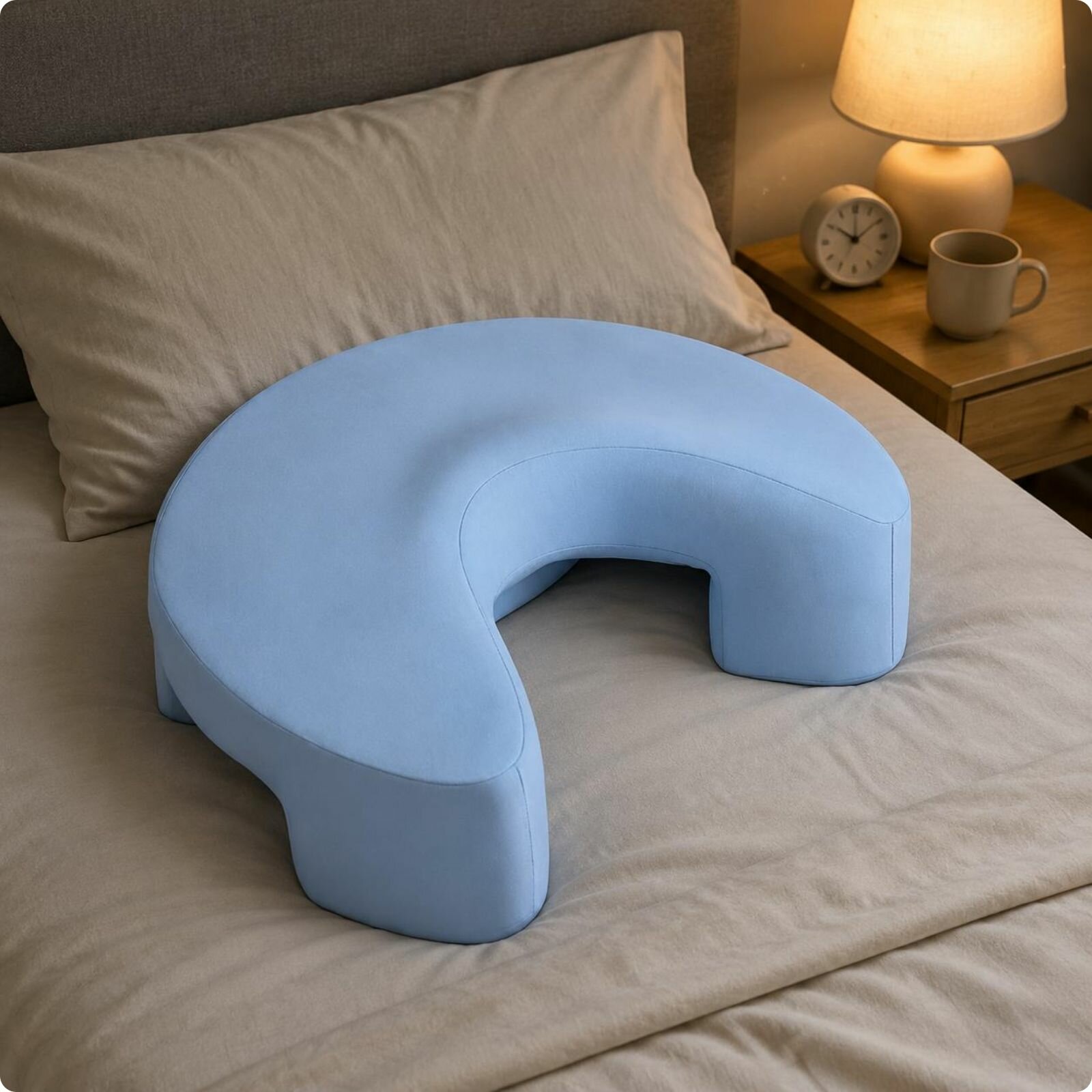 Подушка-валик для сна под голову