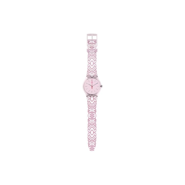 Наручные часы Swatch, розовый, — фото 1