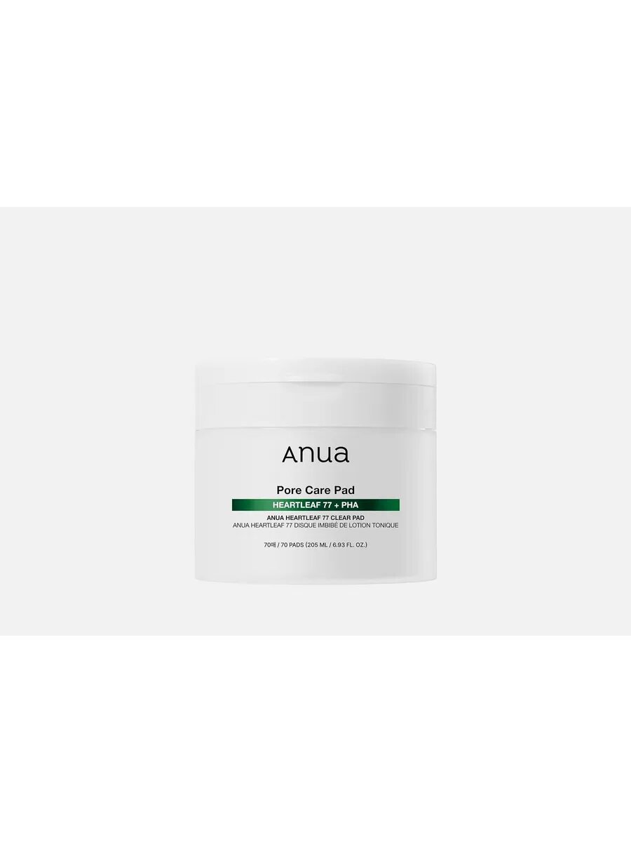 ANUA HEARTLEAF 77% Отшелушивающие пэды для лица