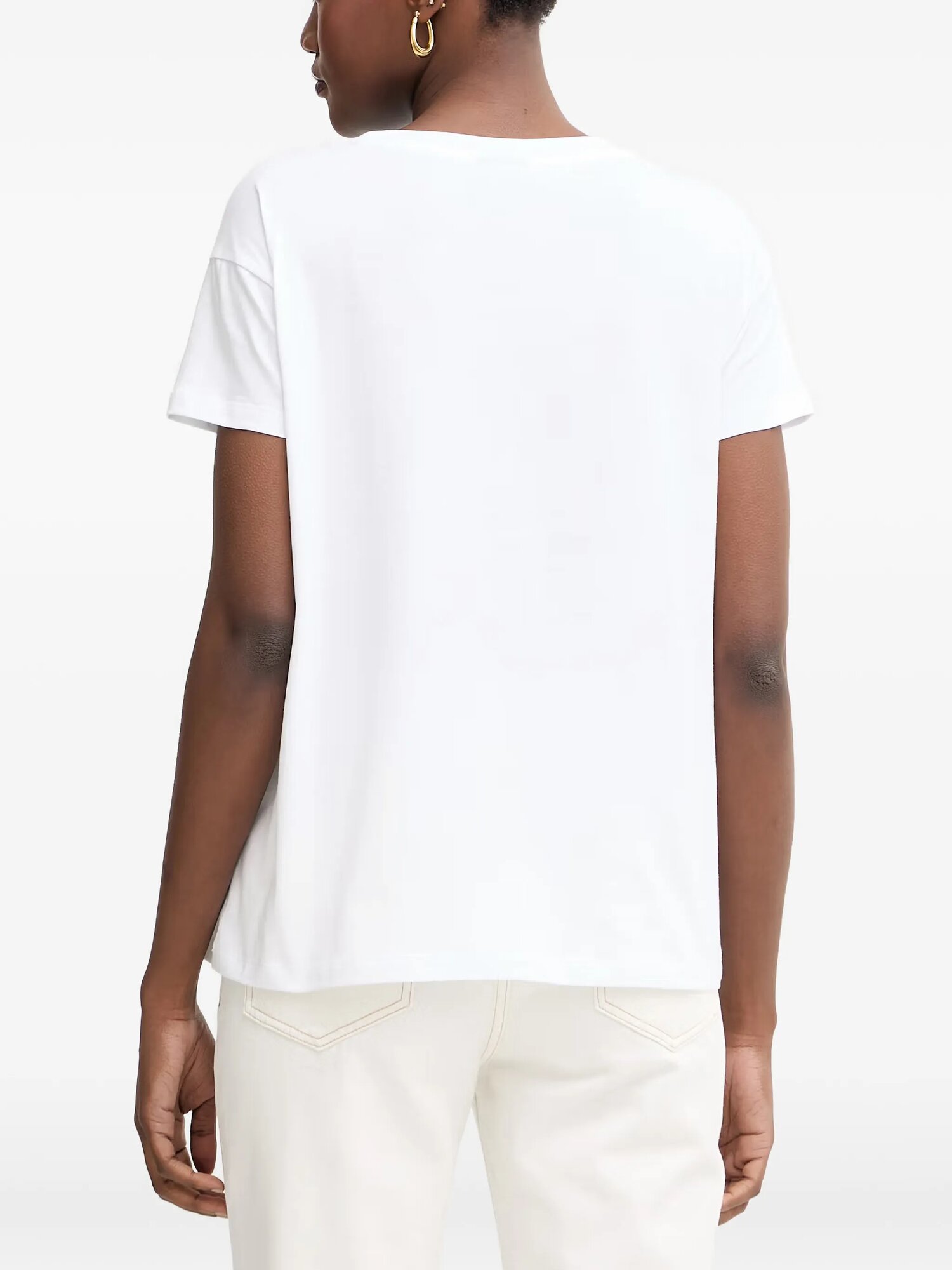 Футболка Armani Exchange Logo-patch T-shirt, размер 42, белый — фото 1