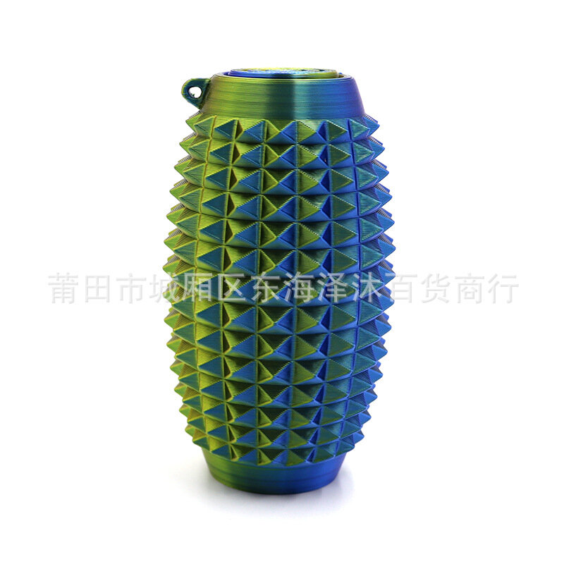 Трансграничный 3D-печатный брелок-антистресс Spiky Grippie Stim, портативный массажер для пальцев.