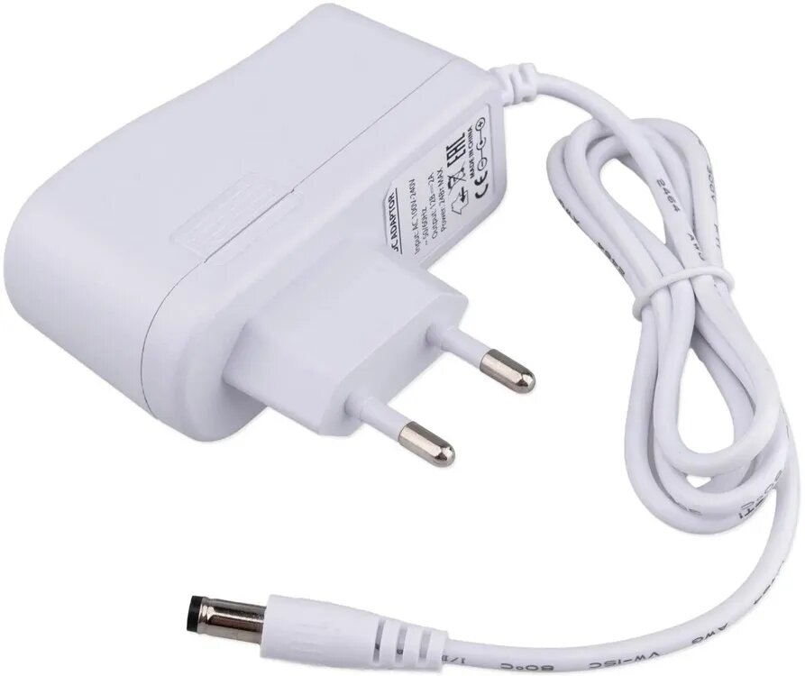 Адаптер питания PREMIER PCBNAC42, 12 В, 2A, 24Вт, белый