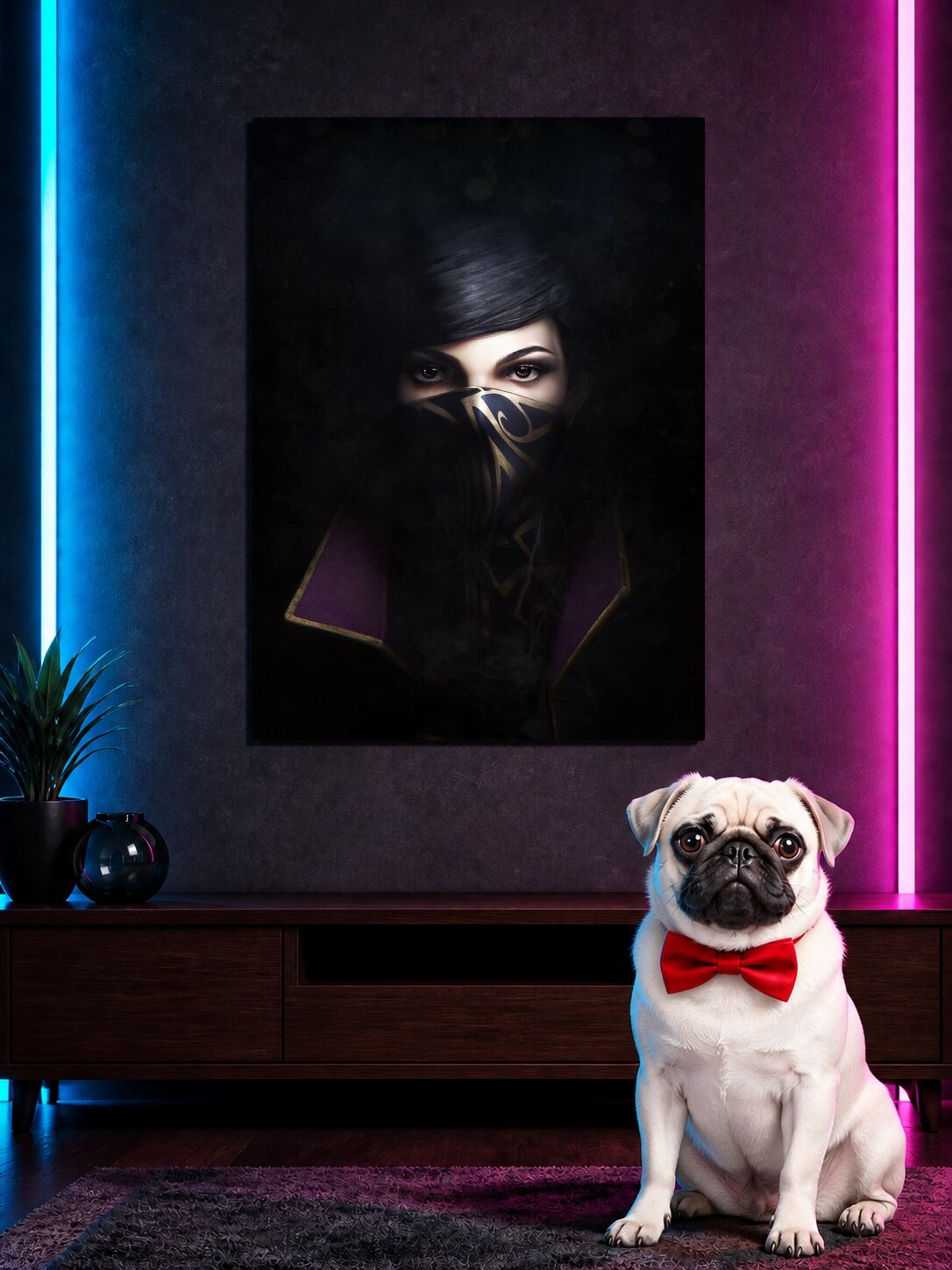 Постер Dishonored Мир — коллекционный игровой дизайн A3