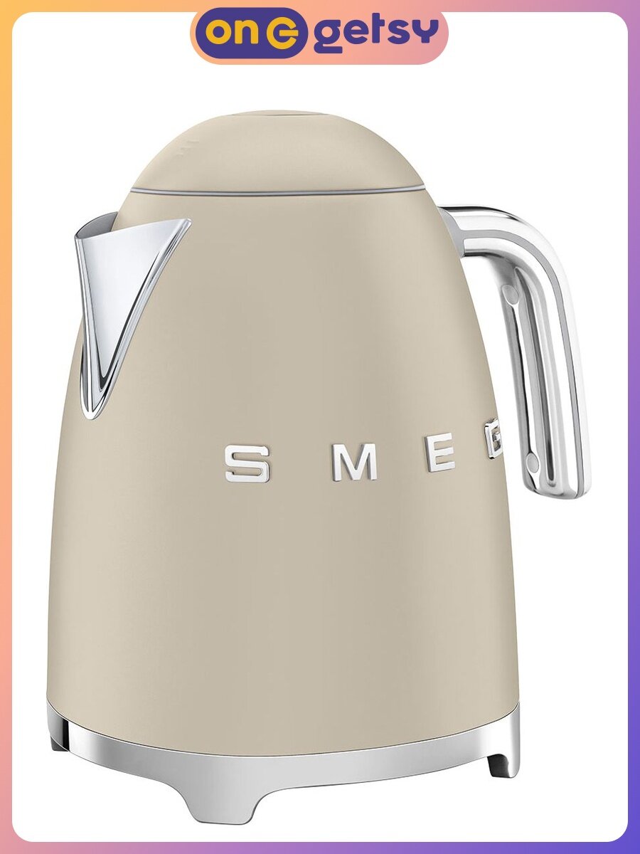 Чайник электрический Smeg KLF03MLMEU, 2400 Вт, 1.7 л, нержавеющая сталь, фильтр от накипи, автоотключение