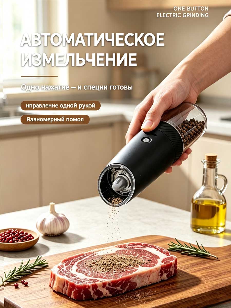 Электрическая мельница для перца и соли