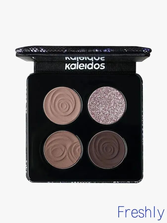 Палетка теней Kaleidos Quad Palette, тон 002 Cold Brew