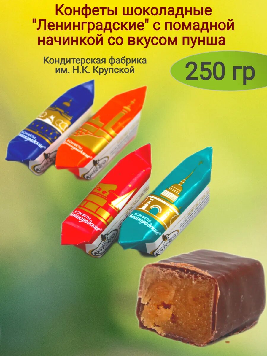 Конфеты шоколадные "Ленинградские",250гр