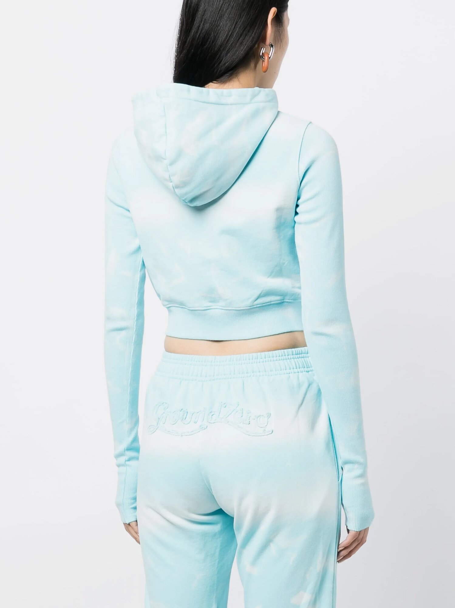 Куртка Ground Zero Tie-dye print cotton jacket, размер 40, синий — фото 1