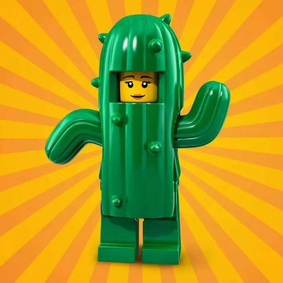 Конструктор LEGO Minifigures 71021-11 Девочка-кактус, 7 деталей, от 5 лет, 2018 год
