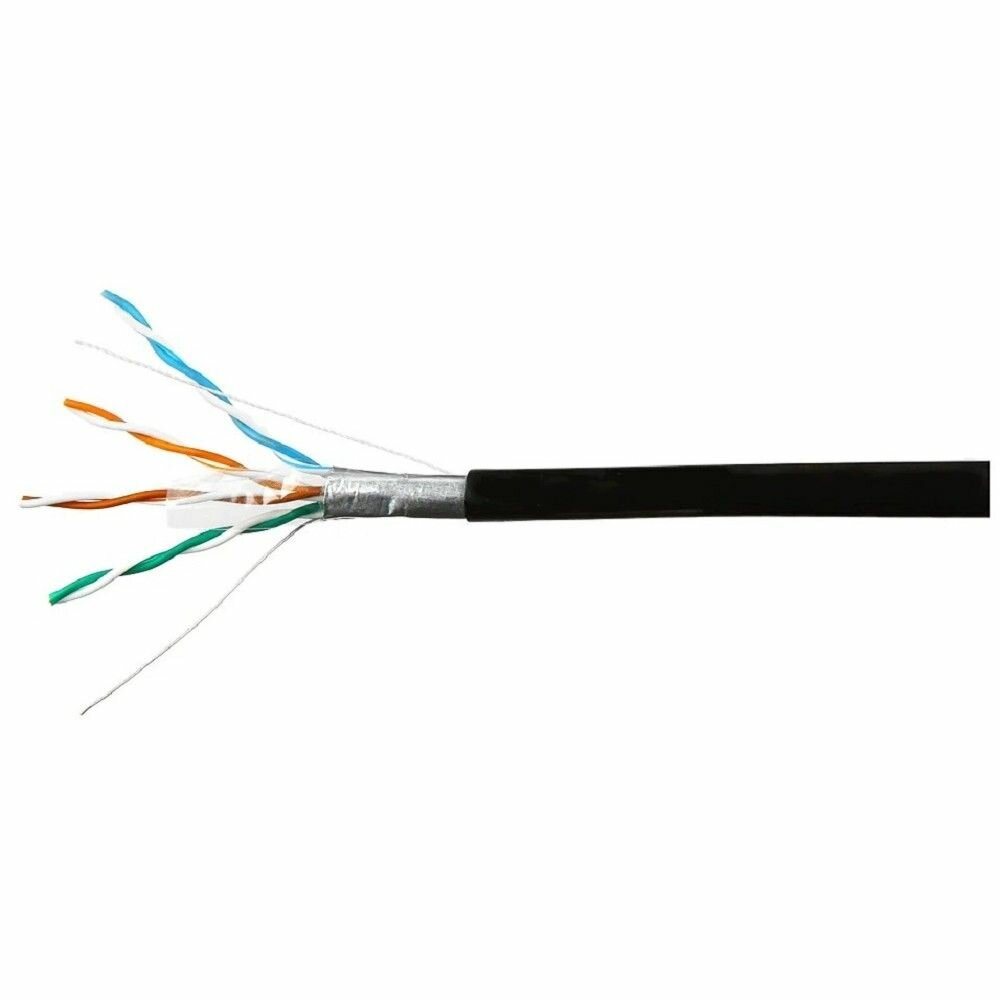 SkyNet Кабель Premium FTP outdoor 4x2x0,51 на тросу, медный, кат.5e, однож, 100 м