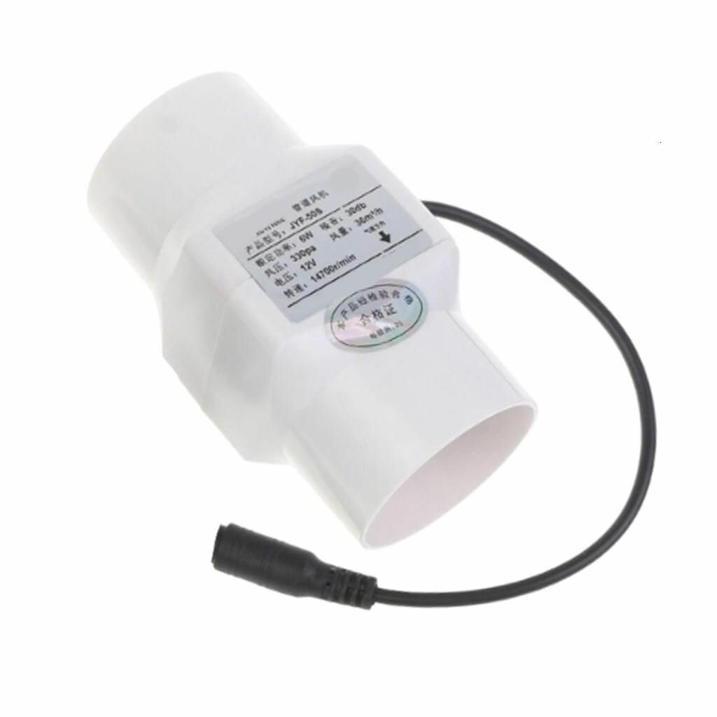 Канальный вентилятор 50 мм 12 В 5.5x2.1 мм-6 Вт