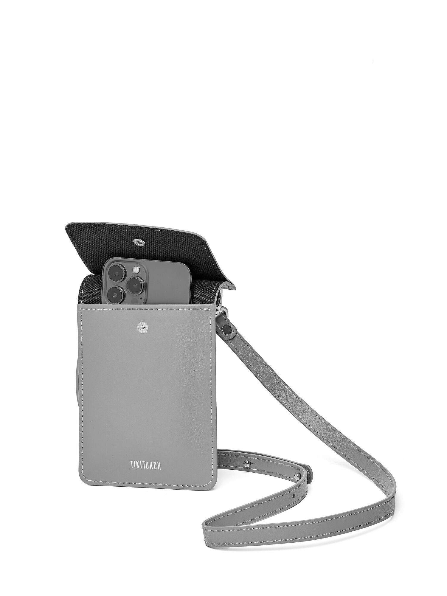 Сумка для телефона бренда TIKITORCH, серая