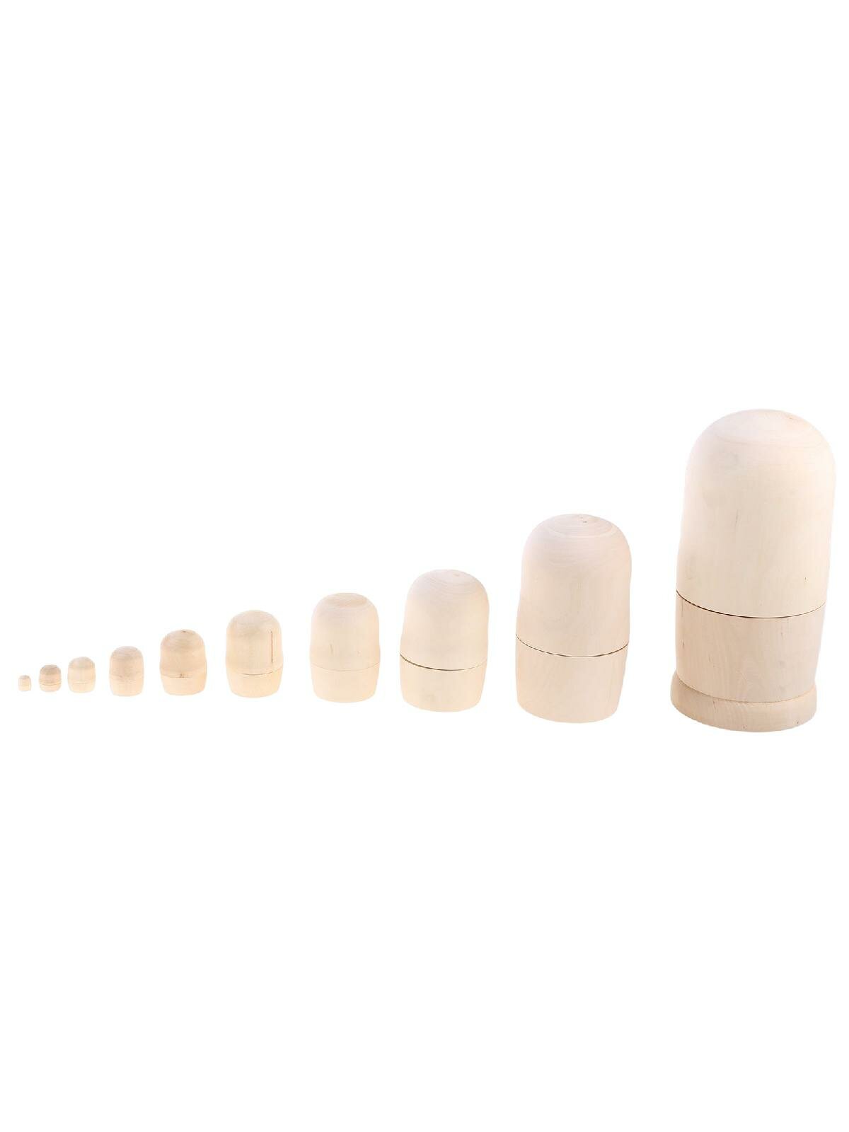 10-слойный белый эмбрион Русская матрешка своими руками