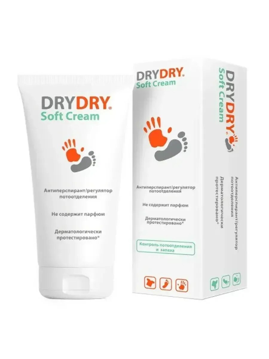 DRY DRY. Soft cream антиперспирант потоотделения 50МЛ