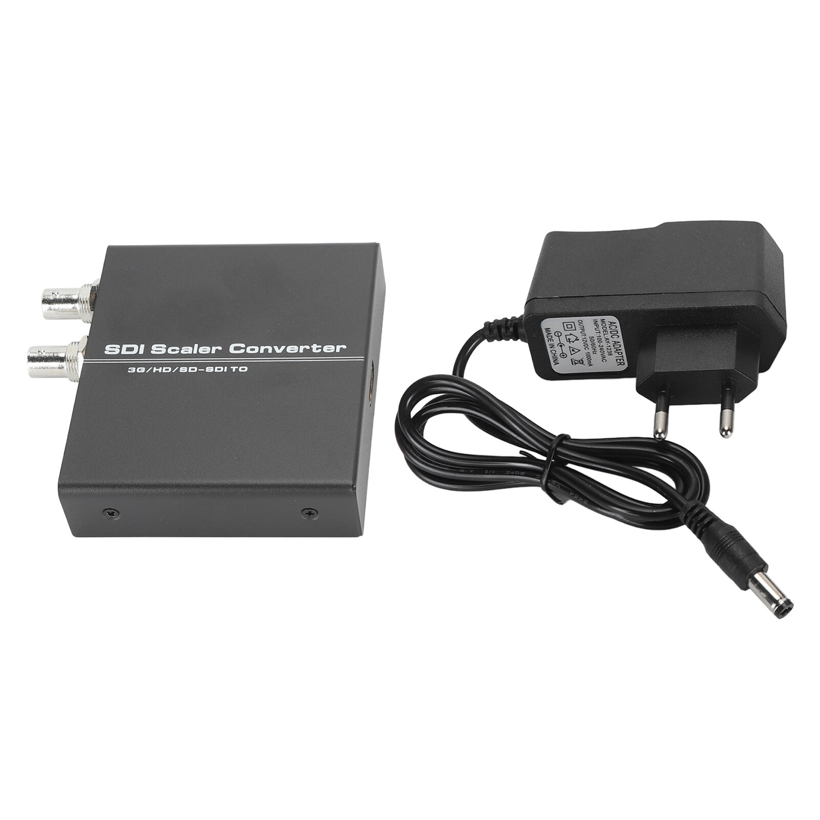 Конвертер SDI в HDMI с поддержкой SDI Loop Out, SD/HD/3G SDI, 1080P, scaler, блок питания 100-240V EU Plug