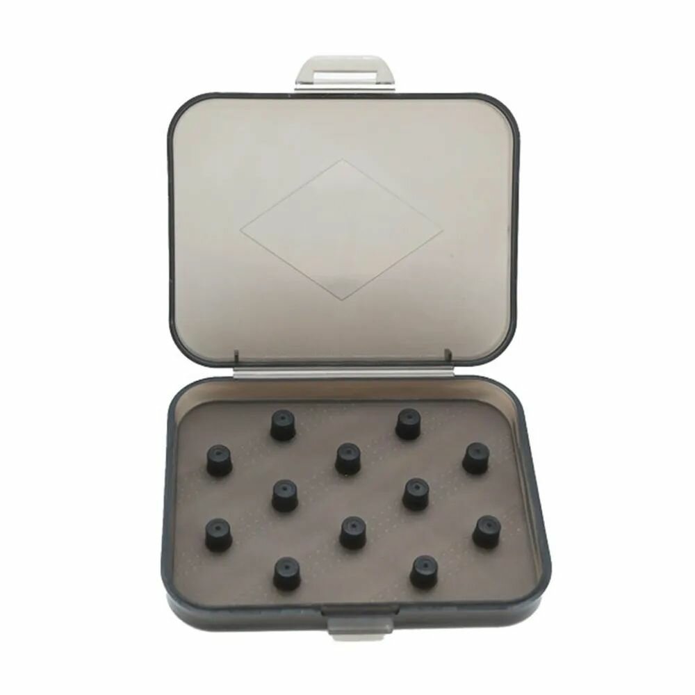 Чехол для хранения амбушюров Прозрачный чехол наушников, прочный ящик 6 пар амбушюров, небольшой и портативный