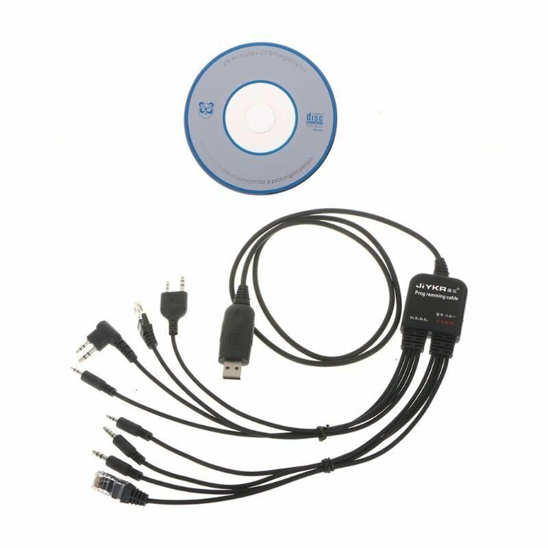 USB-кабель программирования 8 в 1, Черный