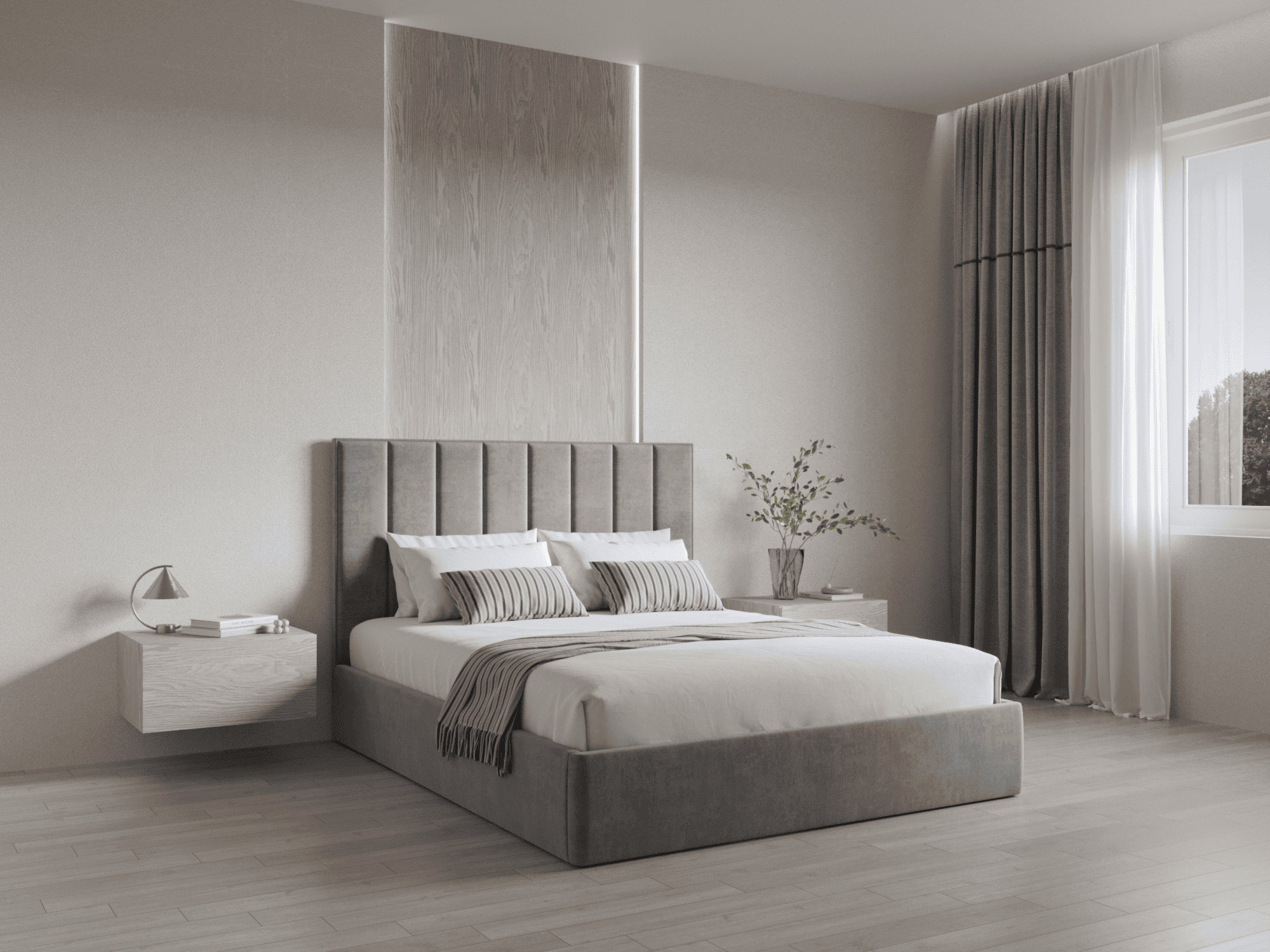 Детская барея кровать 90х190, односпальная , премиальная ткань , с мягким изголовьям, велюр