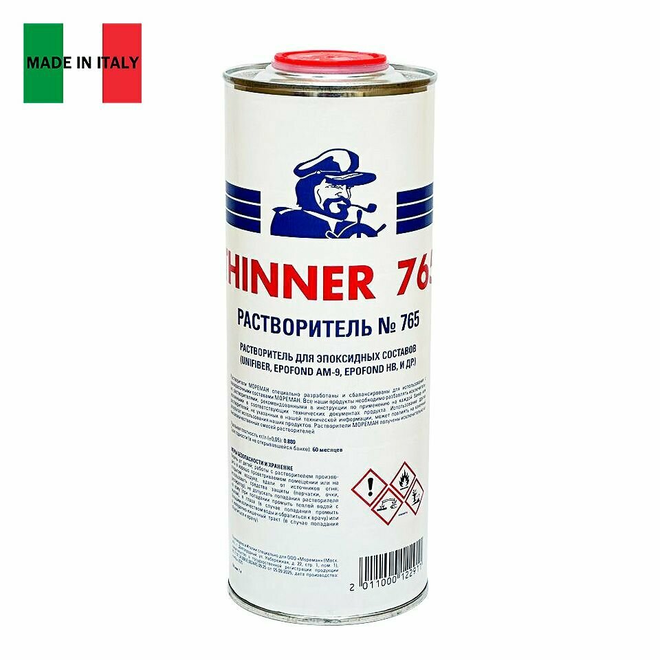 Растворитель для эпоксидных двухкомпонентных составов Мореман Thinner 765, 1 л (10270554 )