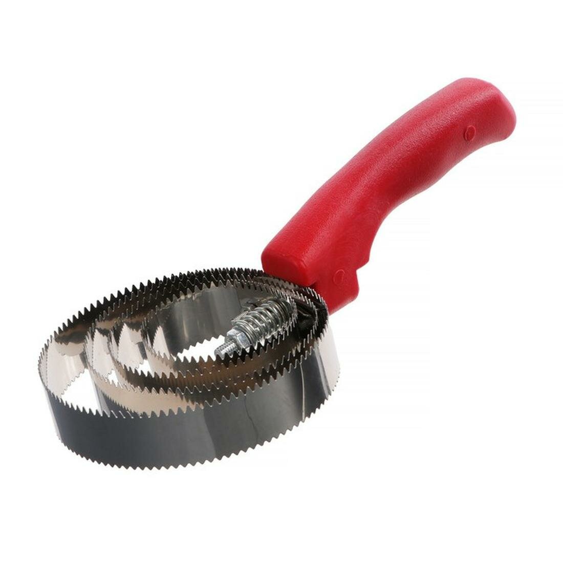 Щётка для ухода за щерстью, зубчатая, материал металл, цвет красный