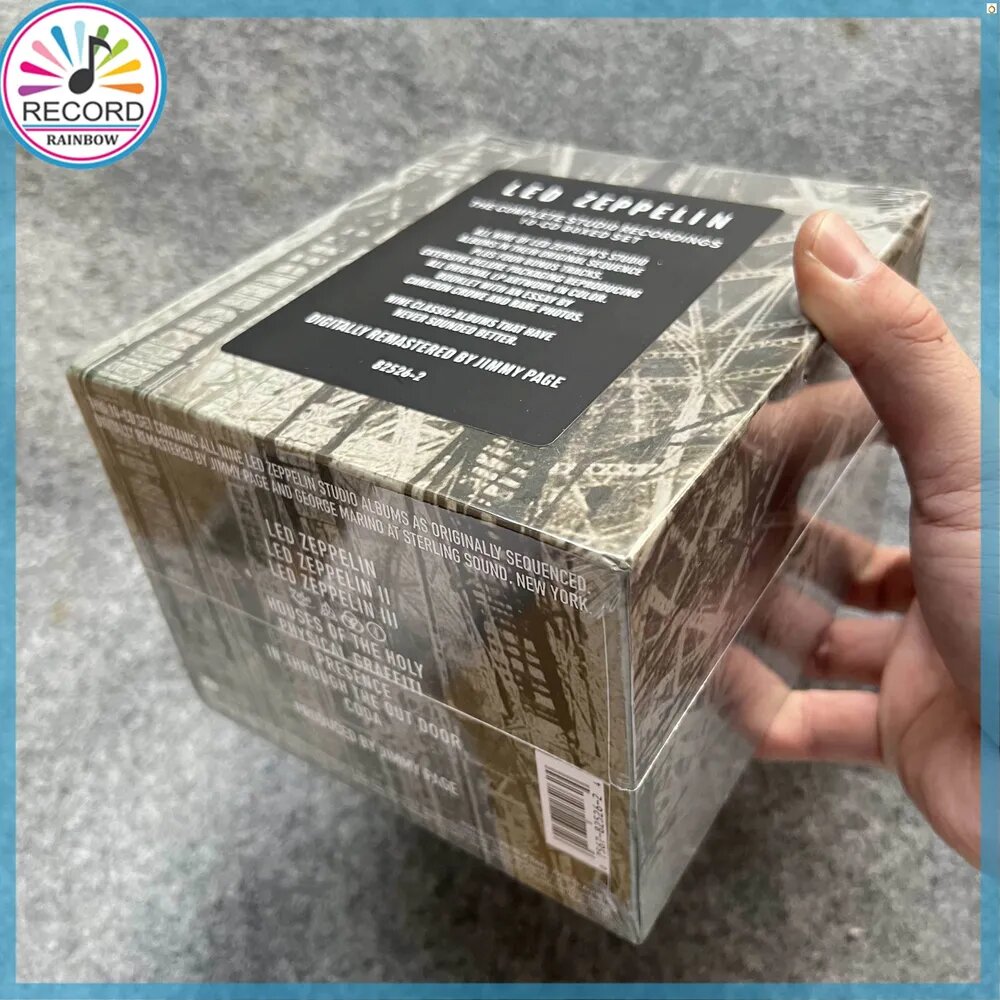 Led Zeppelin The Complete Studio Recordings 10CD Совершенно новый Запечатанный Альбом