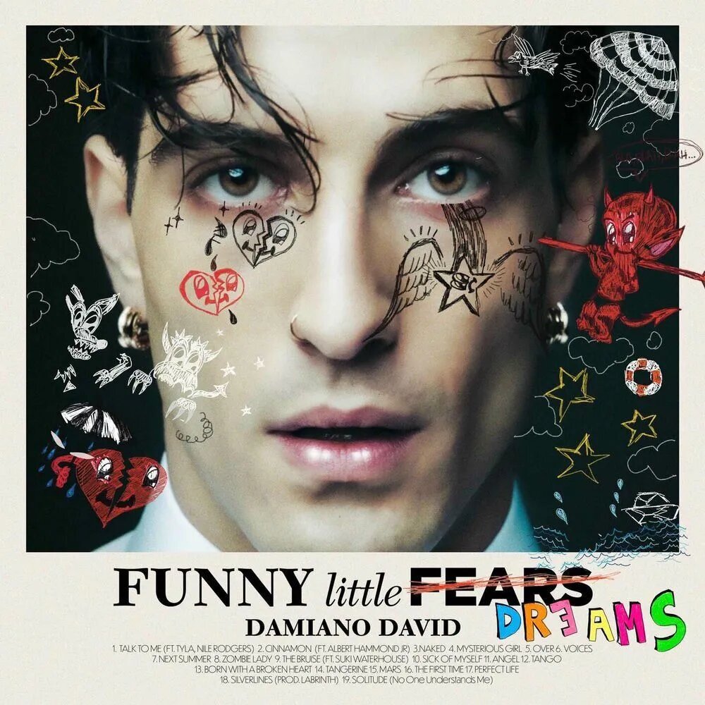 Виниловая пластинка Damiano David. Funny Little Fears (Dreams) Limited (2 LP)
