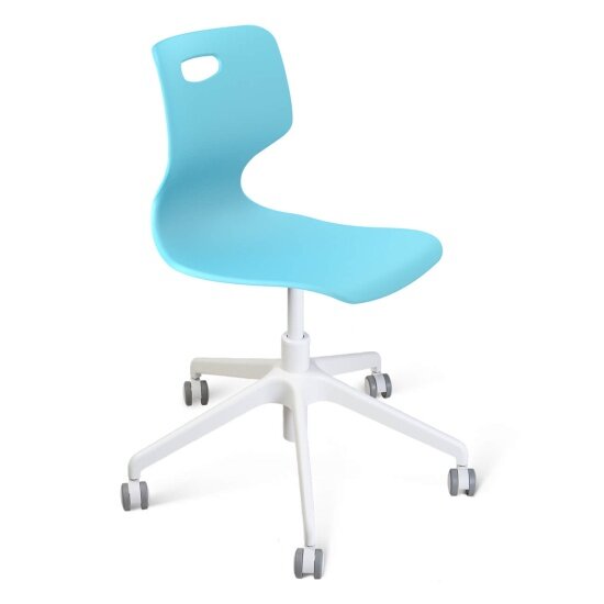 Стул Sheffilton SHT-ST58/S154 A5-7 голубой/белый