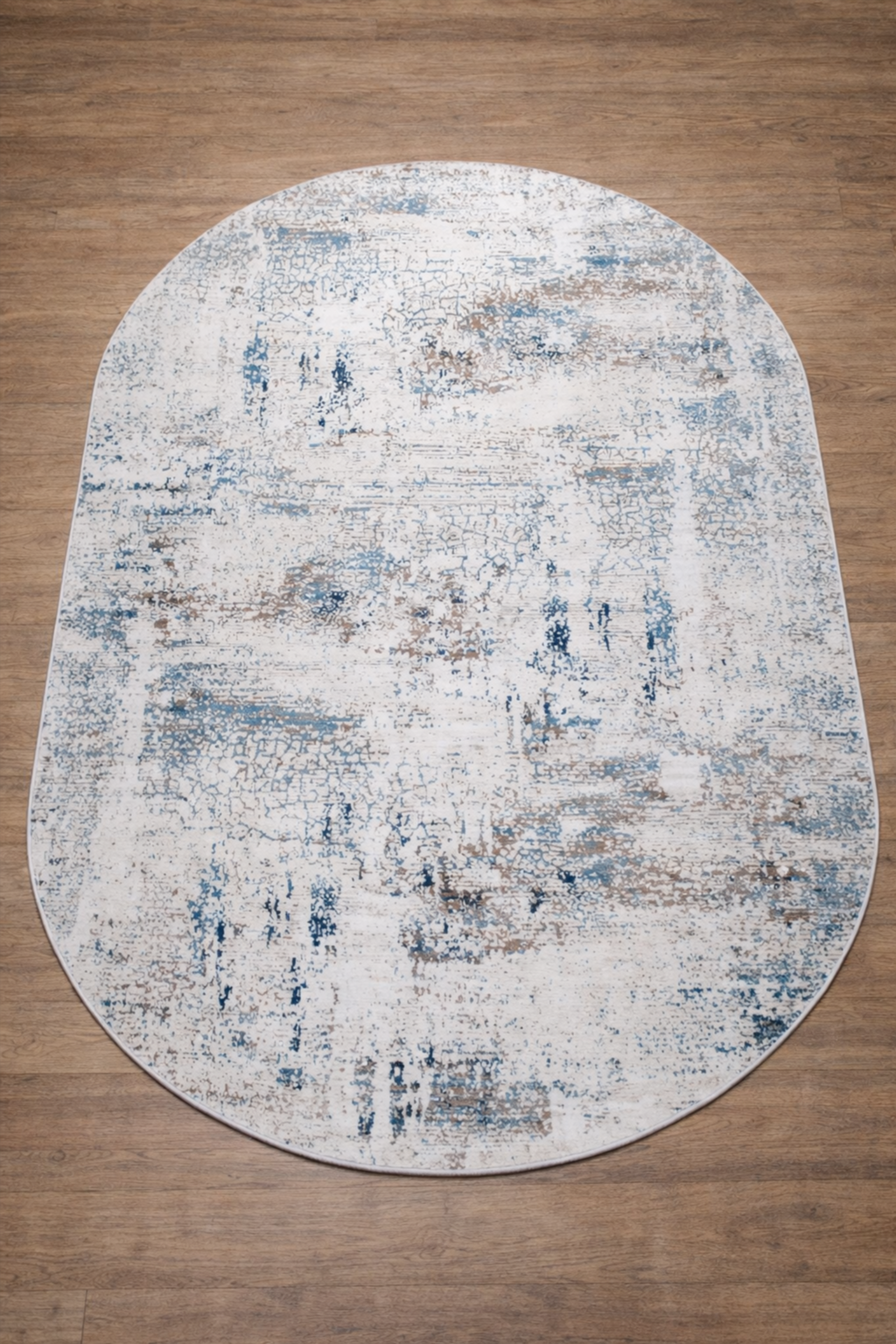 Ковер Лакшери дизайн 27713 цвет 23318 Овал 1.2x1.7м