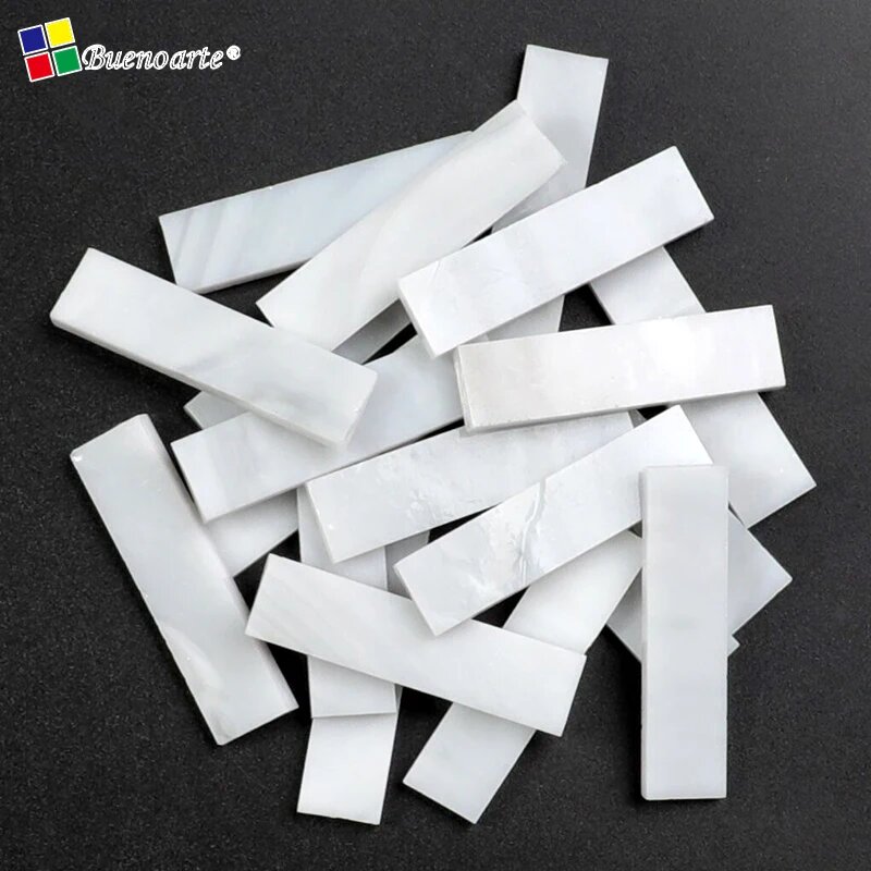 Витражное стекло для мозаики Буеноде Белый, SF11a