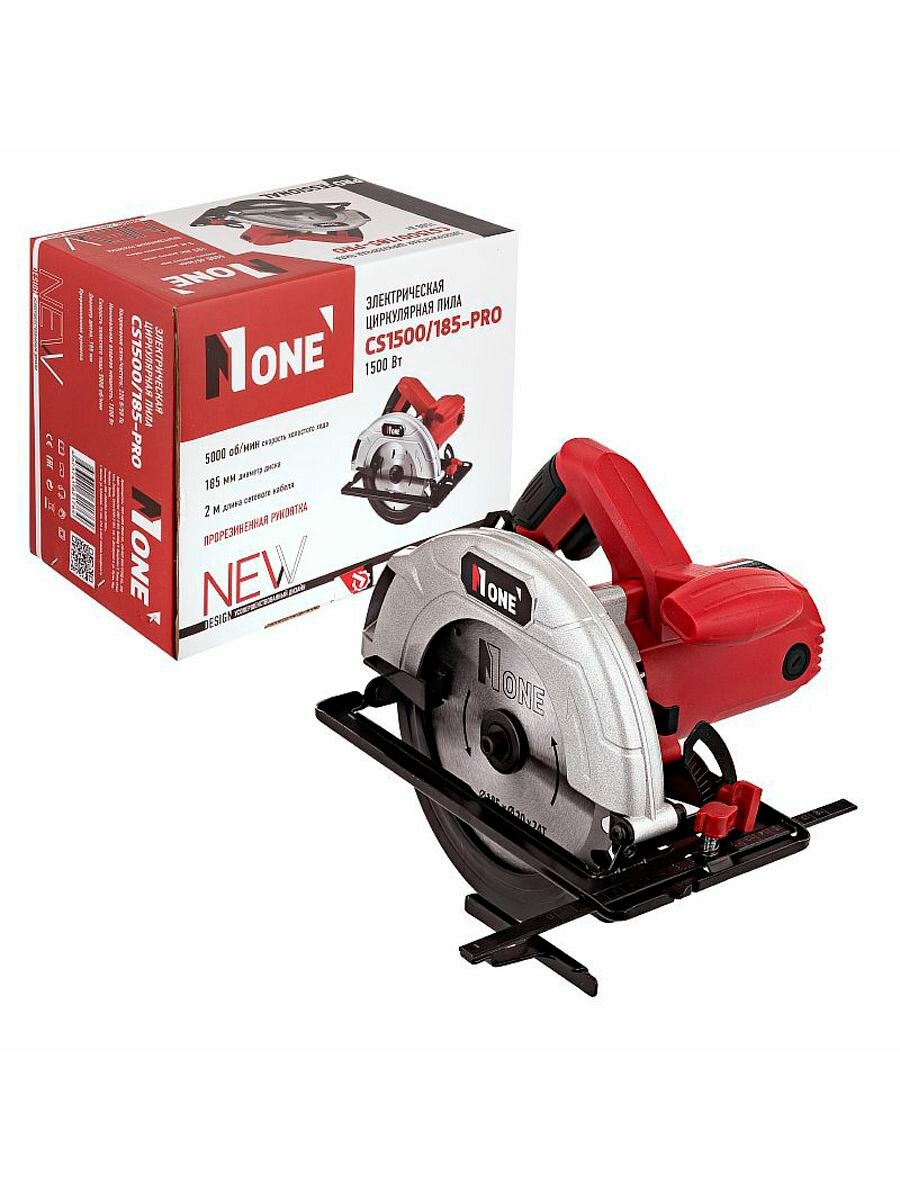 Пила дисковая №1 NUMBER ONE CS1500/185-PRO (1500Вт, 185мм,0-5000об/мин)