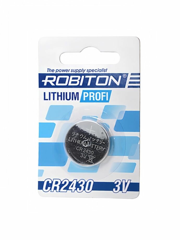 Батарейка ROBITON PROFI CR2430 Lithium 3В ( 1 штука )