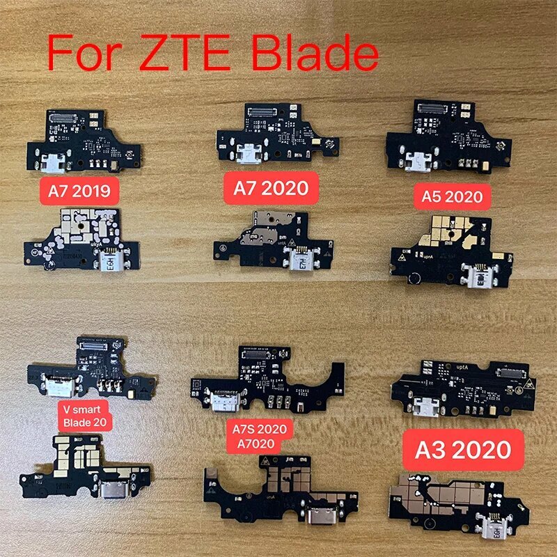 Плата зарядки ZTE A7S 2020 с гибким кабелем