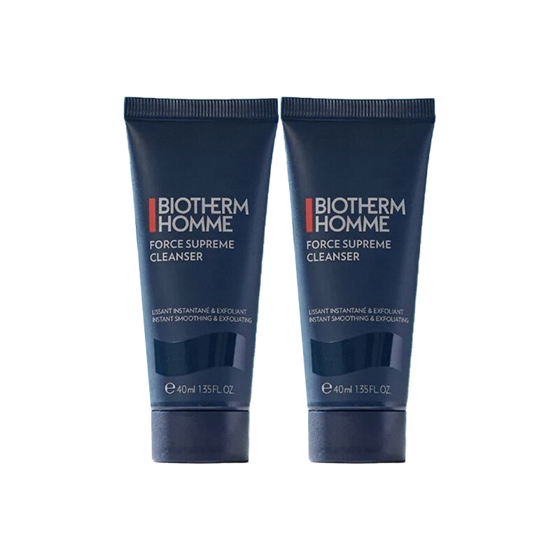 Набор пробников мужской BIOTHERM Blue Diamond Cleanser, 40ml*2, увлажняющий питающий очищающий подтягивающий