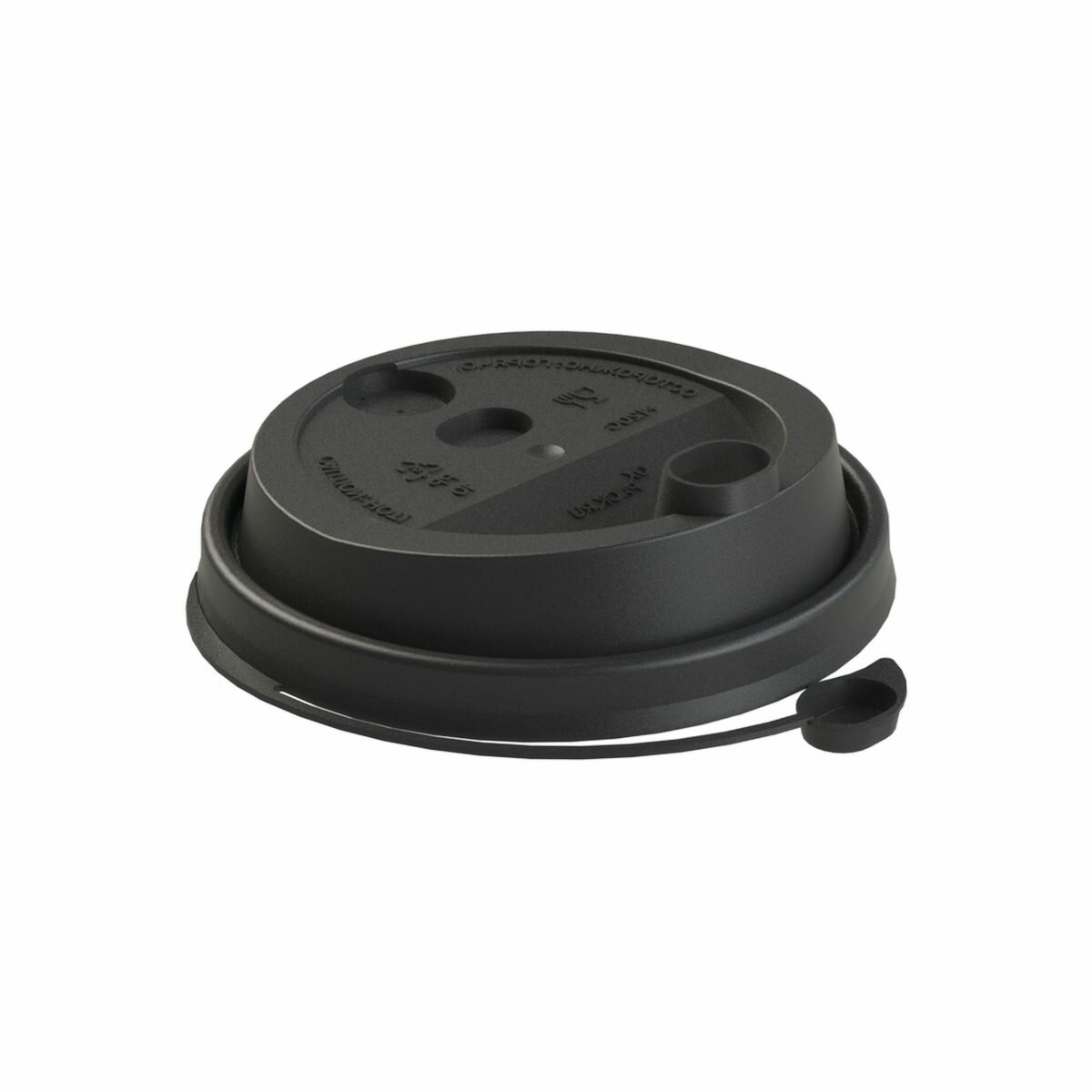 Крышка для стакана OXPACK Hide УС-Кр d=80мм, черная, 1000шт. (2139643)