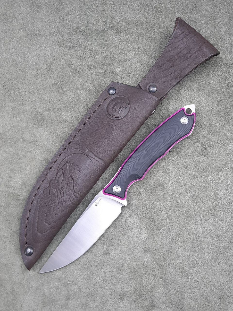 Нож из стали N690 Близнец малый цельнометаллический, рукоять G10