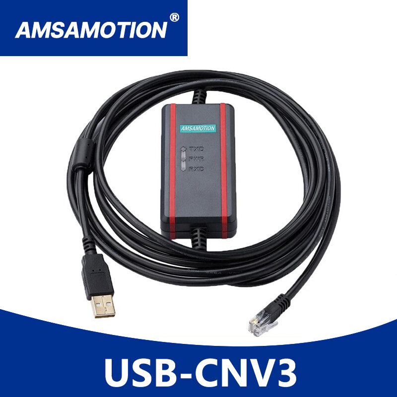 USB-CNV3 подходит для кабеля программирования ПЛК серии Fuji NB/NJ/NS/NW0 кабель для загрузки данных