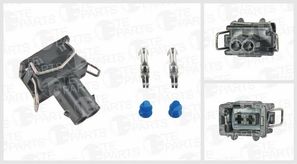 Разъём двухконтактный TE PARTS 7810102 Vag, комплектация: 2-pin, 2 уплотнения