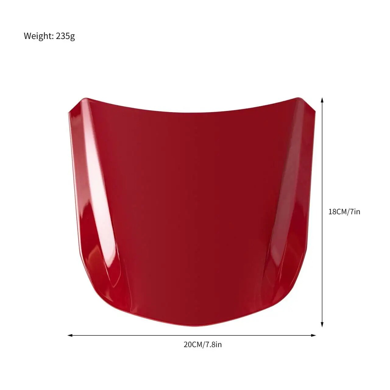 Простая в использовании мини-металлическая машина, капот двигателя, панель капота, виниловая Красный