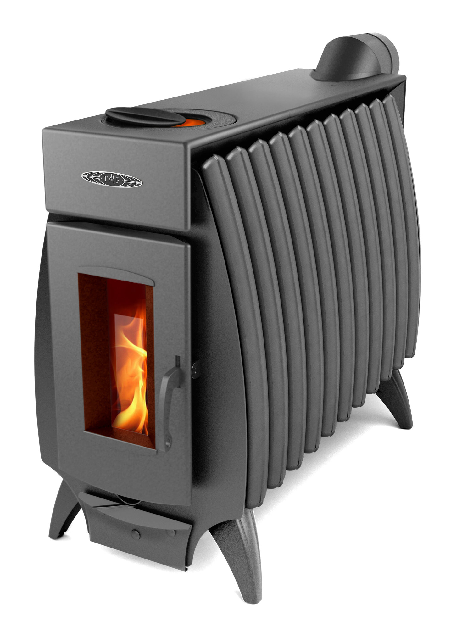 Печь отопительная огонь-батарея 11 антрацит (ТМФ)
