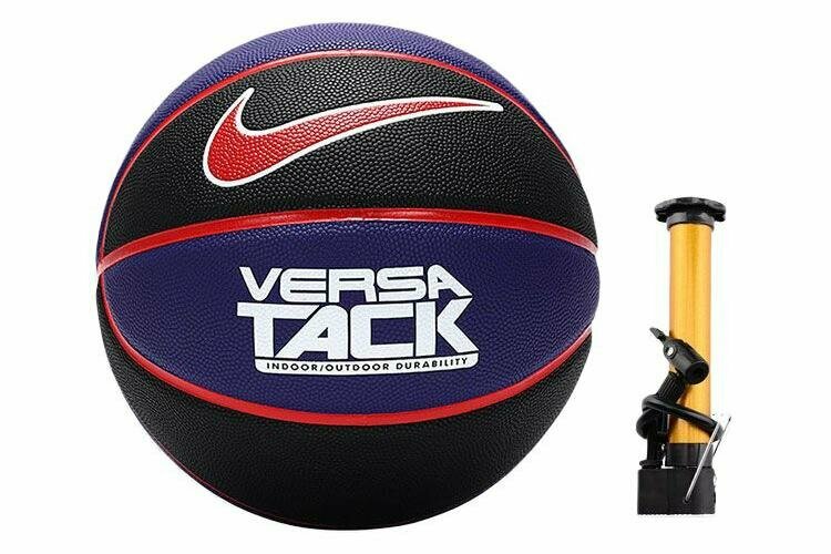 Баскетбольный мяч унисекс Nike Versa Tack, чёрный/синий/красный, размер 7, артикул 7497574