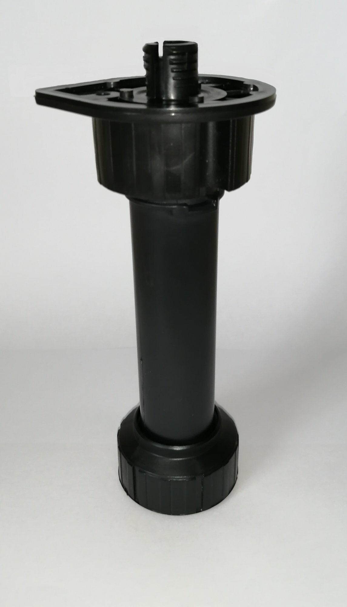 Опора (ножка) кухонная пластиковая 150 мм. 4 шт в упаковке. Черного цвета