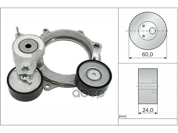 Натяжитель ремня генератора Audi/VW 057903133AJ европа 534071810-INA/057903133AK 057903133AD 057903133AF 057903133AJ 05790313.