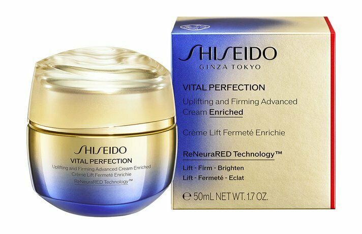 Shiseido Vital Perfection Uplifting And Firming Cream Enriched - Насыщенный антивозрастной лифтинг-крем для лица, 50 мл.