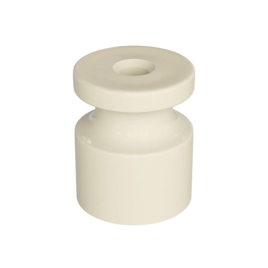 Ретро изолятор, пластик, цвет слоновая кость, 100шт, Мезонинъ