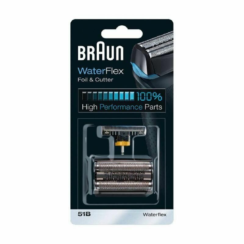51B Сетка Braun WaterFlex в сборе + нож (51B) black тип 81453132