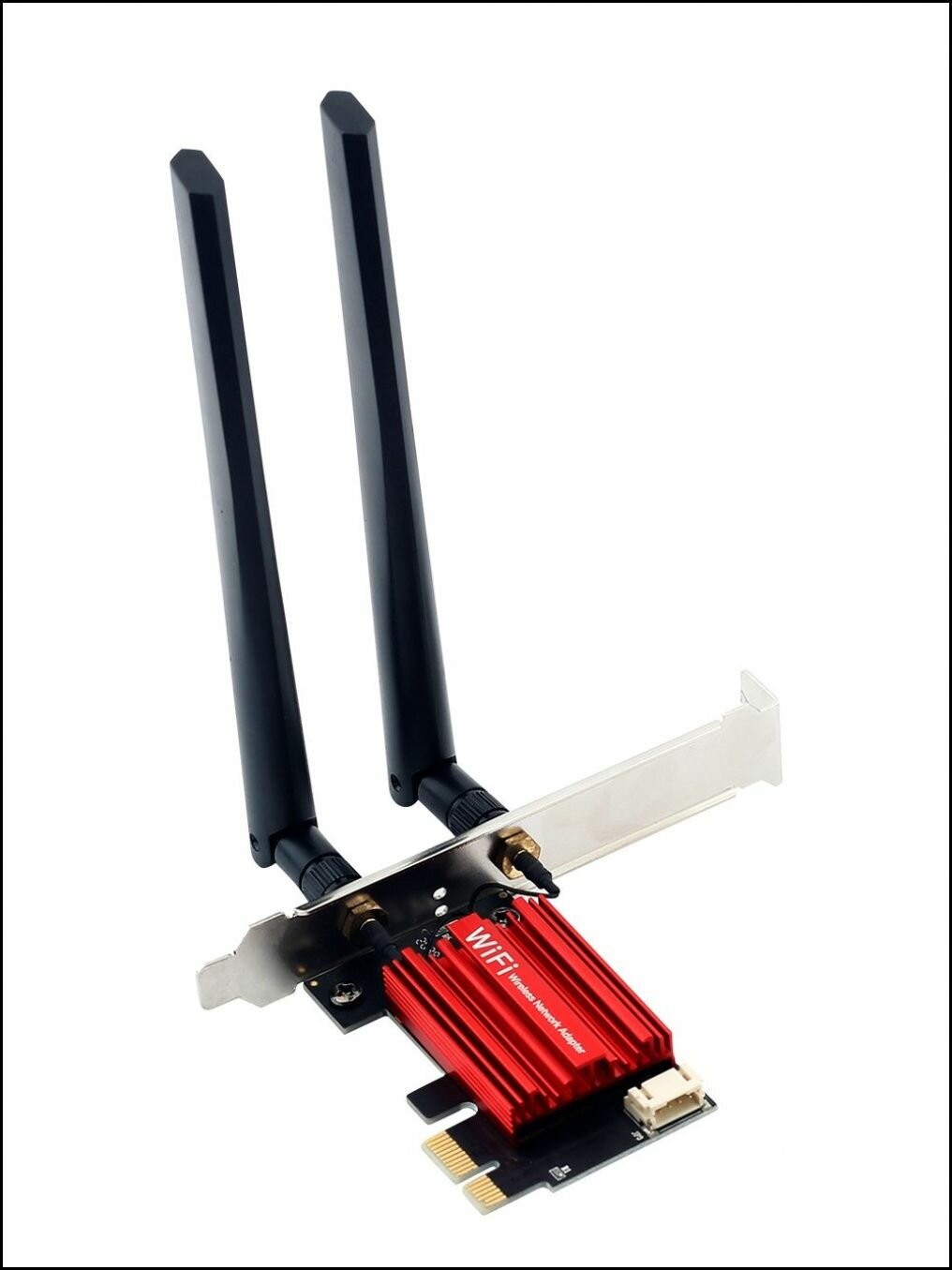 Беспроводная Wi-Fi карта AX210 WiFi 6E Bluetooth 5.3 Трехдиапазонная (2.4/5/6 ГГц) 5400 Мбит/с PCI-E адаптер Для ПК Windows 10/11-