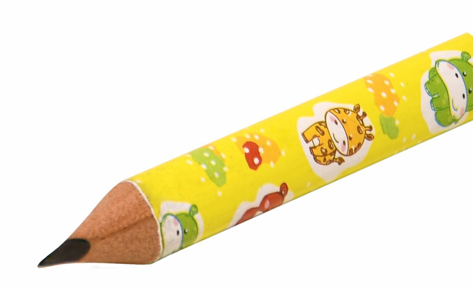 Карандаш Каляка-Маляка, чернографитный, деревянный, с ластиком 1 шт